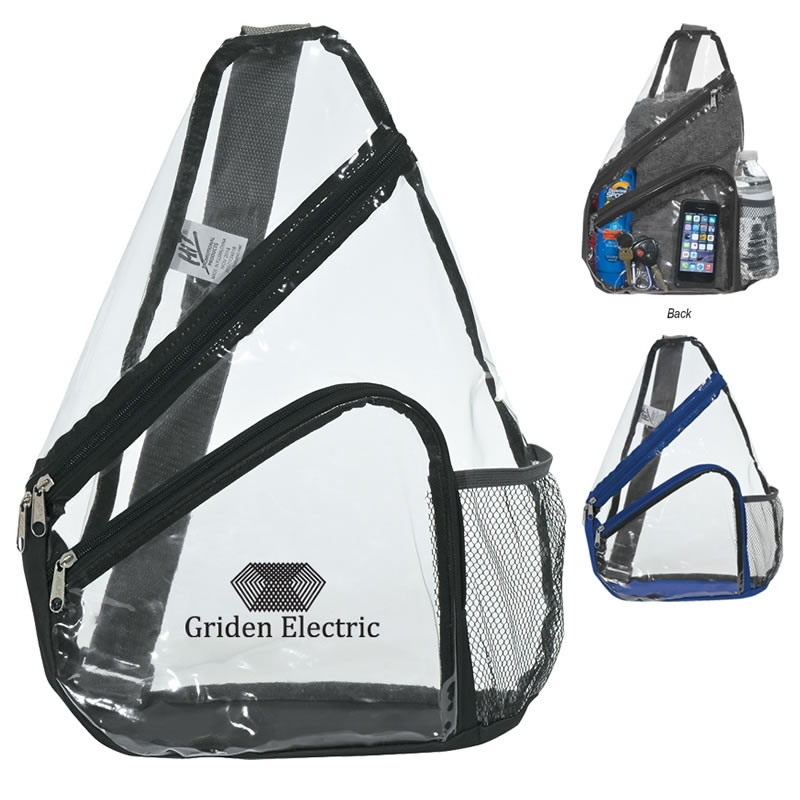Promotional Clear Sling Backpack | Customized Clear Sling Backpack ... Promotional Clear Sling Backpack | Customized Clear Sling Backpack ...