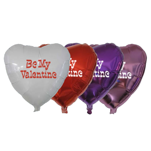 Promotional 18 Inch Heart Mylar Balloons Customized 18 Inch Heart