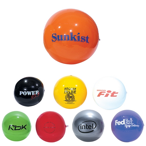 Promotional 9" Solid Color Beachball | Customized 9" Solid Color ...