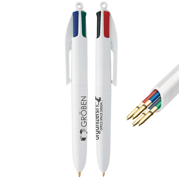Promotional BIC 4-Color Multi-Ink Mini Pen | Customized BIC 4-Color ...