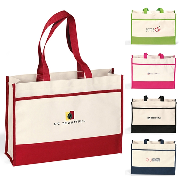 Promotional Contemporary Polyester Tote | Customized Contemporary ...